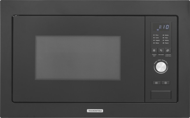 Microondas Tramontina de Embutir Preto 25 Litros